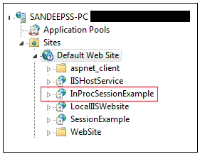 InProc Session State Mode in ASP.Net